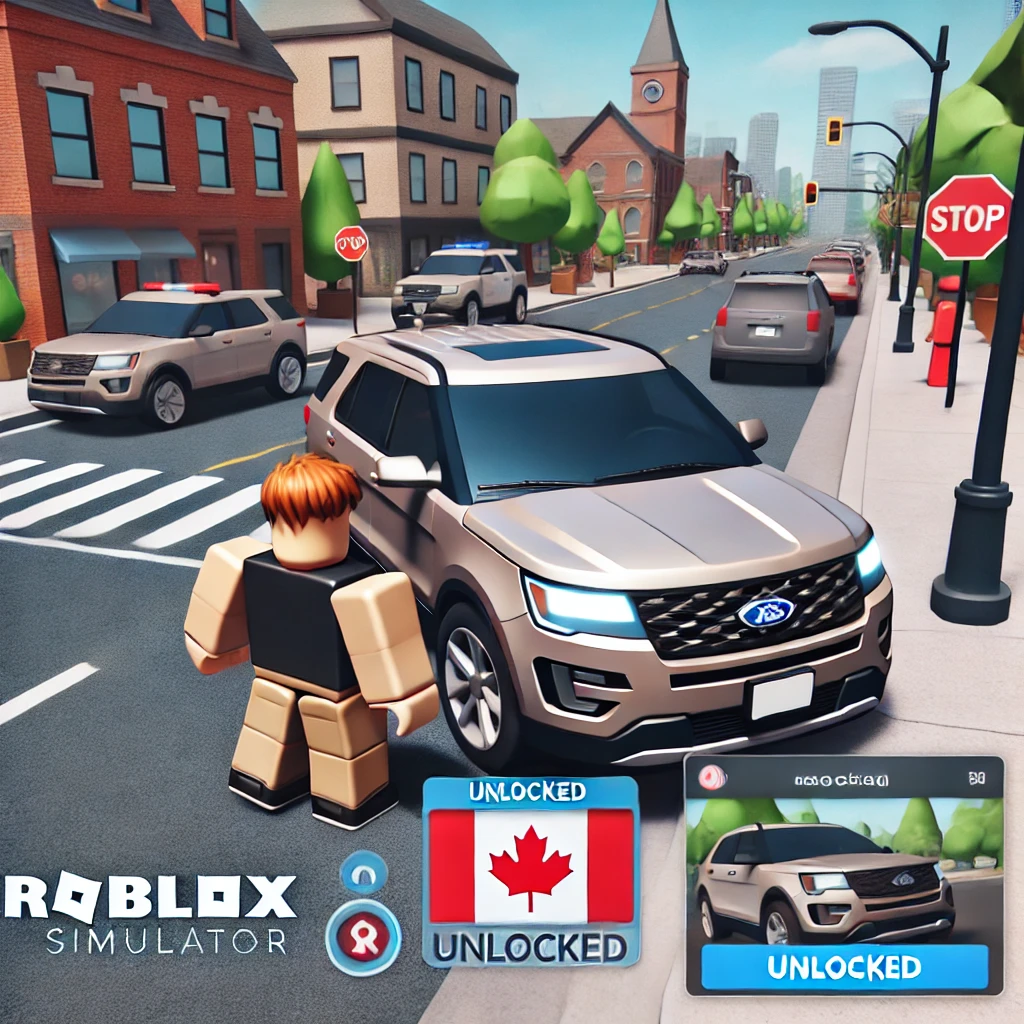 How to Turn on a Car in Canadian Simulator on Roblox